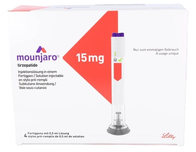 MOUNJARO Inj Lös 15 mg/0.5ml Fertigpen Fertpen 4 Stk | Online bestellen