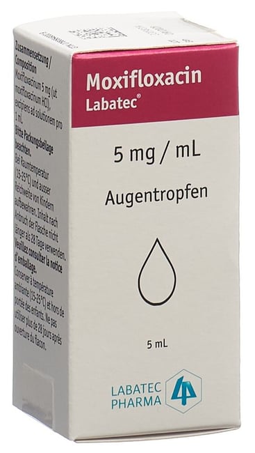MOXIFLOXACINE Labatec Gtt Opht 5 mg/ml Fl 5 ml | Online bestellen