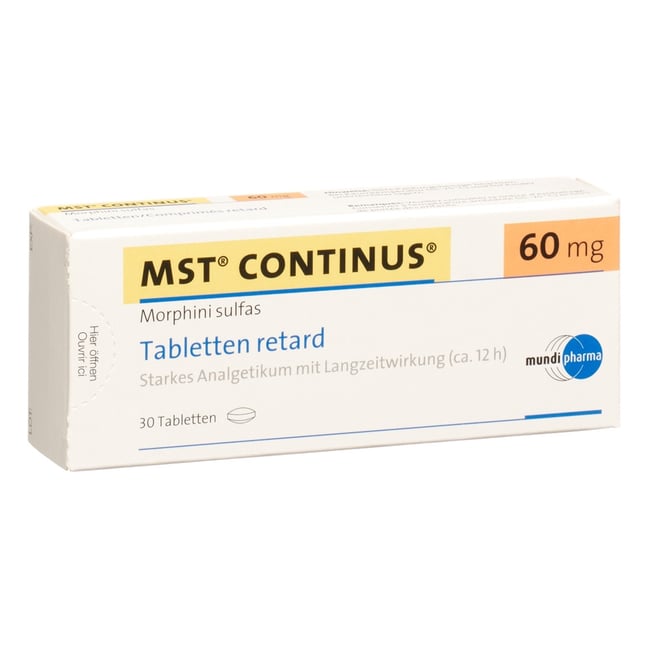 MST CONTINUS Ret Tabl 60 mg Blist 30 Stk | Online bestellen