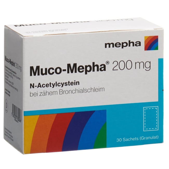 MUCO Mepha gran 200 mg sach 30 pce | Commander en ligne