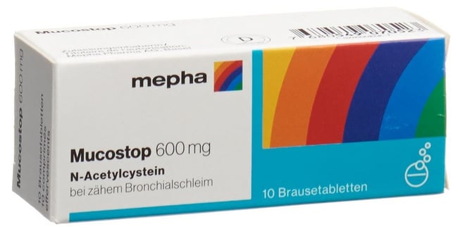 MUCOSTOP Brausetabl 600 mg Ds 10 Stk | Online bestellen