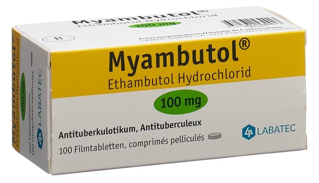 MYAMBUTOL cpr pell 100 mg blist 100 pce | Commander en ligne