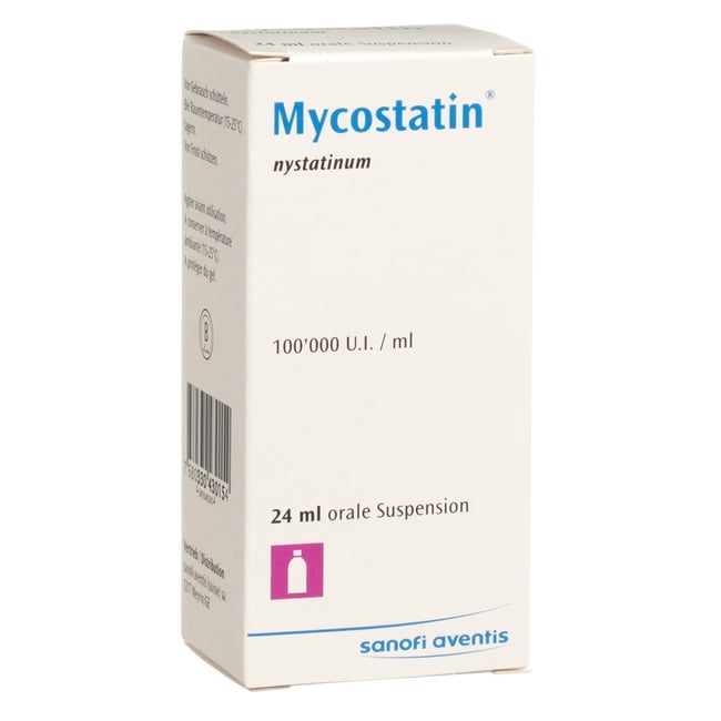 MYCOSTATIN Susp 100000 E/ml Fl 24 ml | Online bestellen