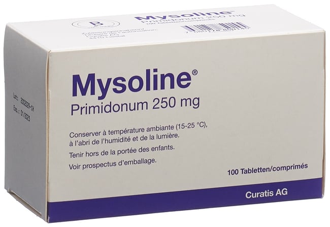 MYSOLINE cpr 250 mg blist 100 pce | Commander en ligne