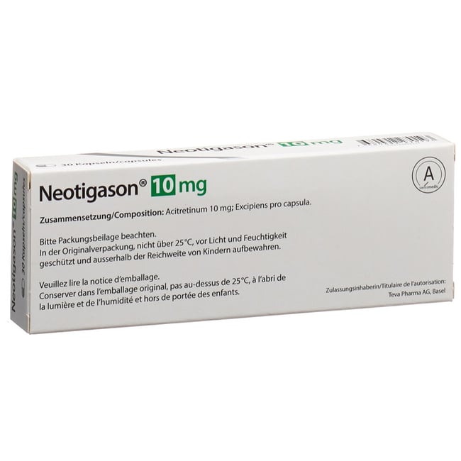NEOTIGASON caps 10 mg blist 30 pce | Commander en ligne