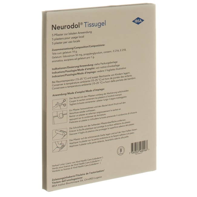 NEURODOL Tissugel empl 5 pce | Commander en ligne