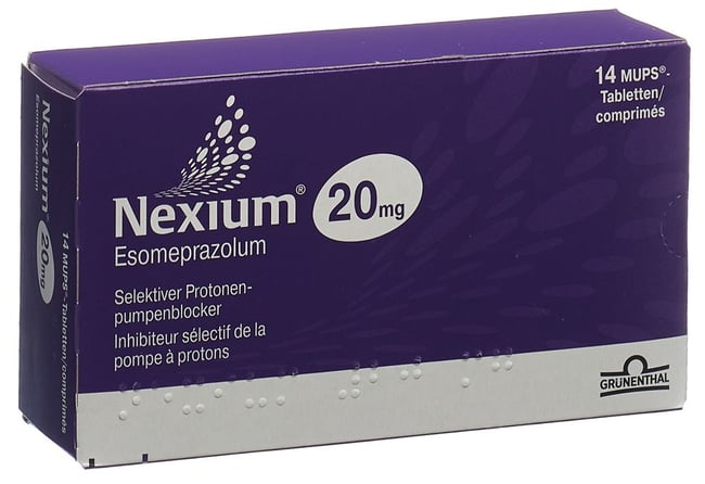 NEXIUM Mups Tabl 20 mg Blist 14 Stk | Online bestellen