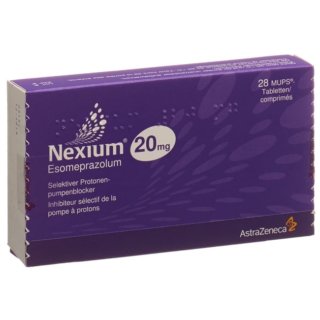 NEXIUM Mups Tabl 20 mg Blist 28 Stk | Online bestellen