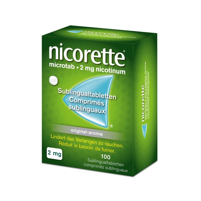 NICORETTE Microtab original cpr subling 2 mg blist 100 pce | Commander ...