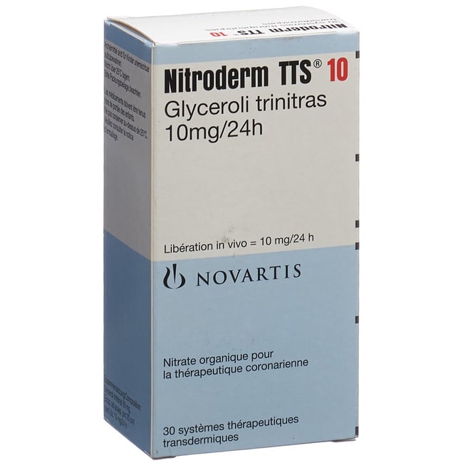 NITRODERM TTS 10 mg/24h Btl 30 Stk | Online bestellen