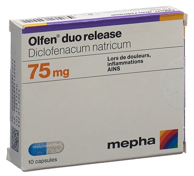 OLFEN duo release caps 75 mg blist 10 pce | Commander en ligne