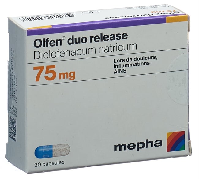 OLFEN duo release Kaps 75 mg Blist 30 Stk | Online bestellen