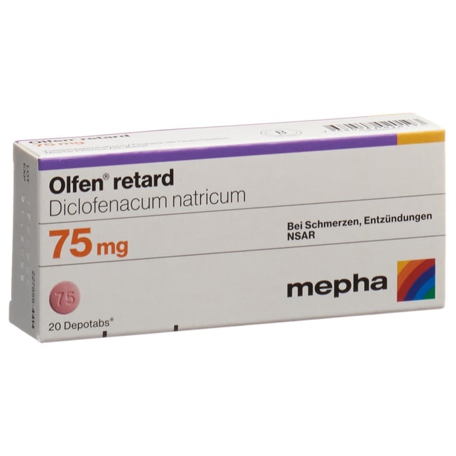 OLFEN retard depotabs 75 mg blist 20 pce | Commander en ligne
