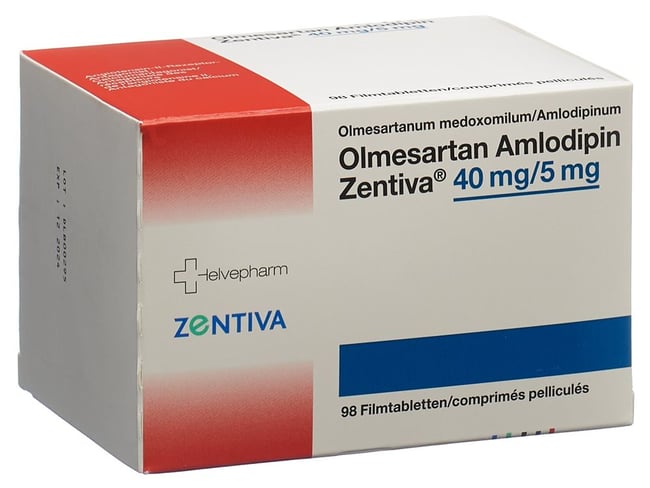 OLMESARTAN AMLODIPINE Zentiva cpr pell 40/5 mg blist 98 pce | Commander ...