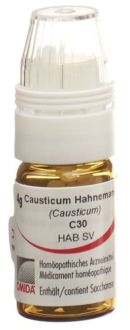 Omida Causticum Glob 30 C mit Dosierhilfe 4 g | Online bestellen