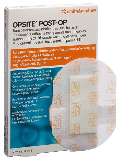 OPSITE pansement film 9.5x8.5cm stérile sach 5 pce | Commander en ligne