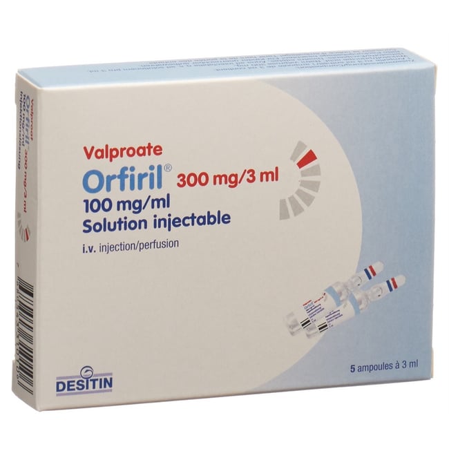 ORFIRIL Inj Lös 300 mg/3ml Amp 5 Stk | Online bestellen