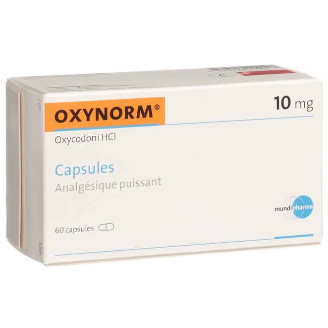 Oxynorm caps 10 mg blist 60 pce | Commander en ligne