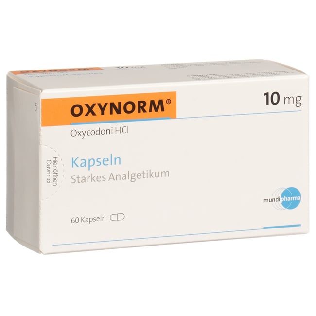 Oxynorm caps 10 mg blist 60 pce | Commander en ligne