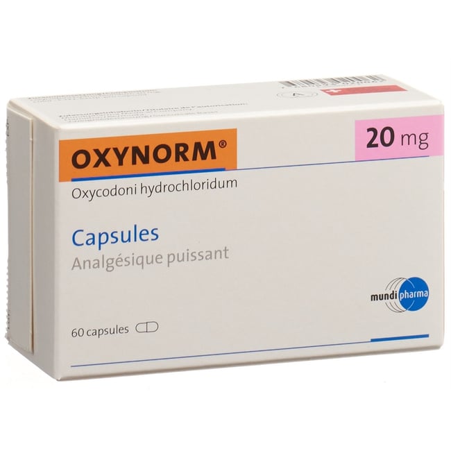 Oxynorm caps 20 mg blist 60 pce | Commander en ligne