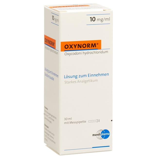 Oxynorm solution buvable sol 10 mg/ml fl 30 ml | Commander en ligne