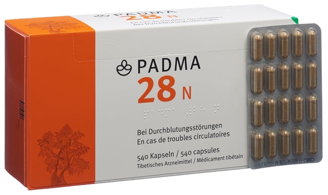 PADMA 28 N caps blist 540 pce | Commander en ligne