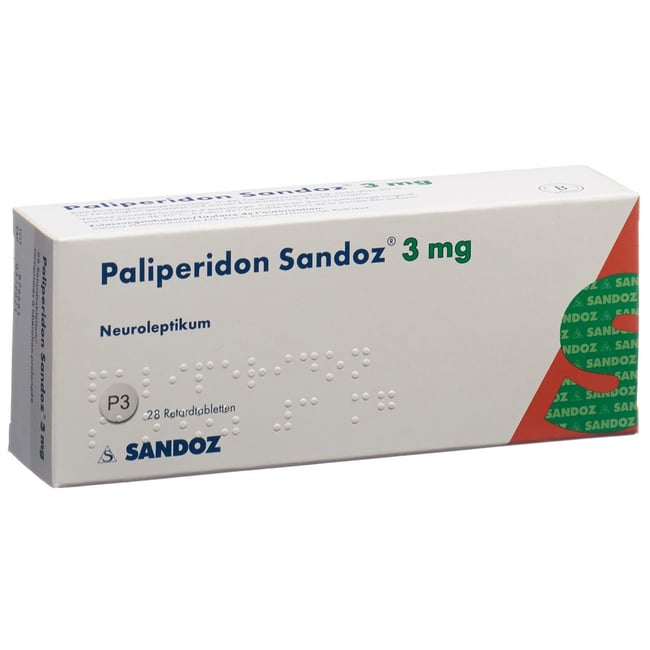 PALIPERIDONE Sandoz Ret Tabl 3 mg Blist 28 Stk | Online bestellen