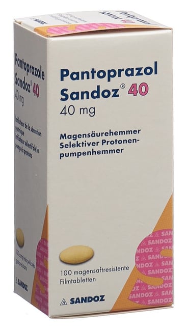 PANTOPRAZOLE Sandoz Filmtabl 40 mg Ds 100 Stk | Online bestellen