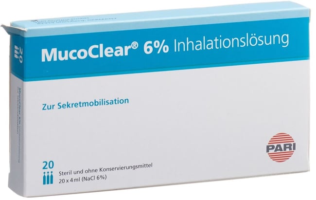 PARI MucoClear Inhal Lös 6 % NaCl Inhalationslösung Amp 4 ml | Online ...