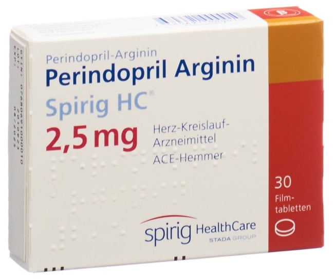PERINDOPRIL Spirig HC Filmtabl 2.5 mg Blist 30 Stk | Online bestellen