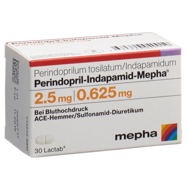 PERINDOPRIL INDAPAMID Indapamid-Mepha Filmtabl 2.5/0.625 mg Ds 30 Stk ...
