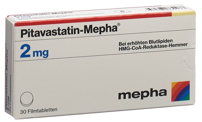 PITAVASTATIN Mepha Filmtabl 2 mg Blist 30 Stk | Online bestellen