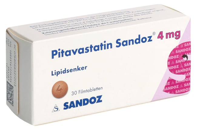 PITAVASTATIN Sandoz Filmtabl 4 mg Blist 30 Stk | Online bestellen