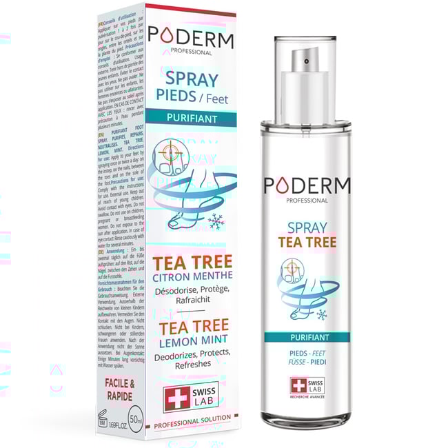 PODERM Spray Pieds Purifiant spr 50 ml | Commander en ligne
