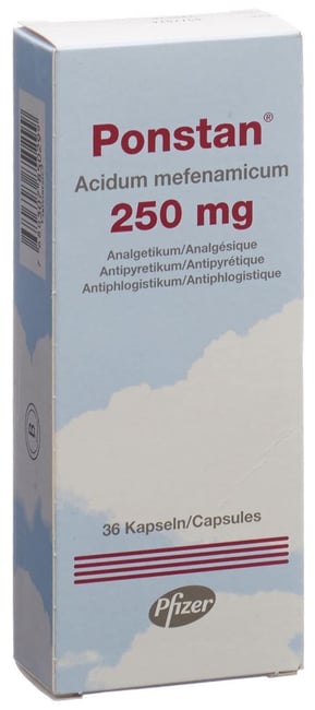 Ponstan caps 250 mg blist 36 pce | Commander en ligne