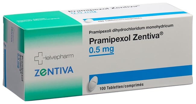 PRAMIPEXOLE Zentiva Tabl 0.5 mg Blist 100 Stk | Online bestellen