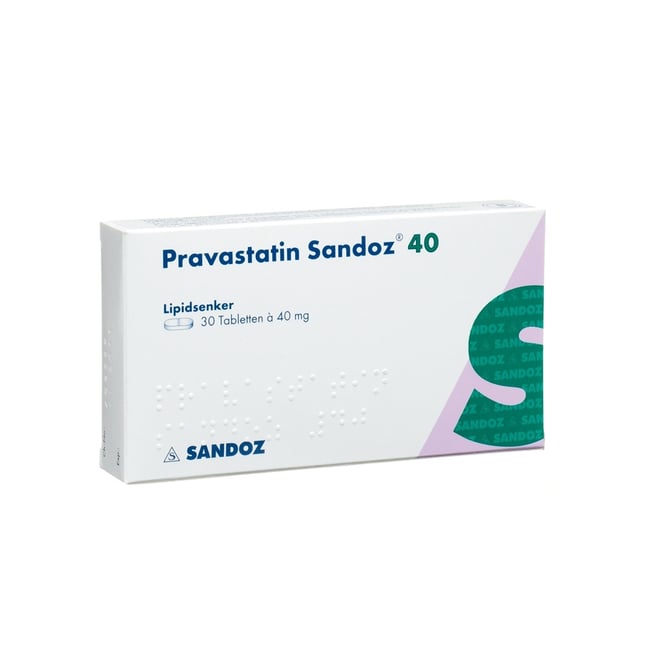 Pravastatin Sandoz Sandoz Tabl 40 mg Blist 30 Stk | Online bestellen