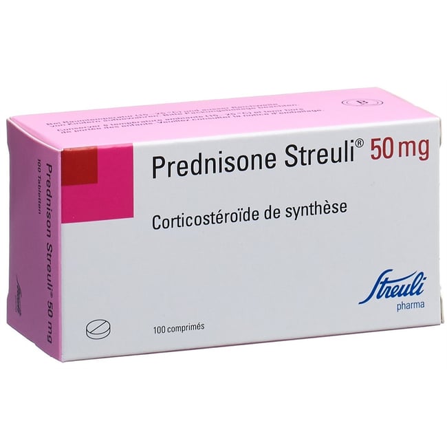 PREDNISONE Streuli cpr 50 mg blist 100 pce | Commander en ligne