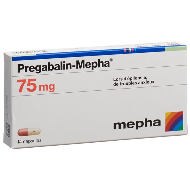 PREGABALINE Mepha Kaps 75 mg Blist 14 Stk | Online bestellen