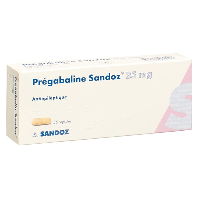 PREGABALINE Sandoz Kaps 25 mg Blist 56 Stk | Online bestellen
