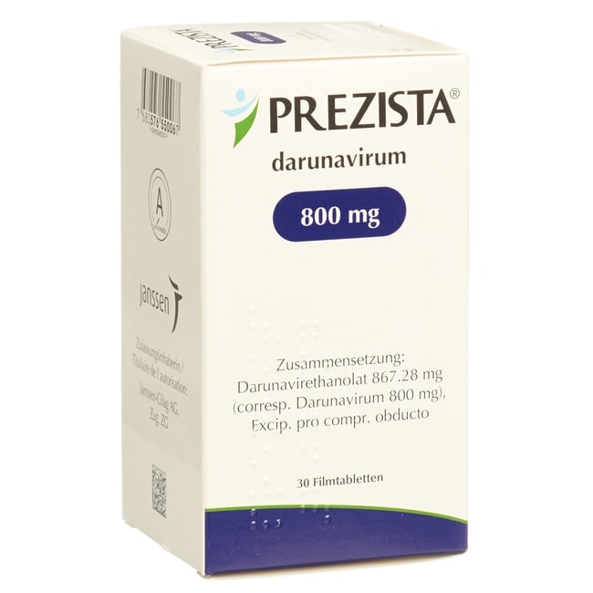 PREZISTA cpr pell 800 mg bte 30 pce | Commander en ligne