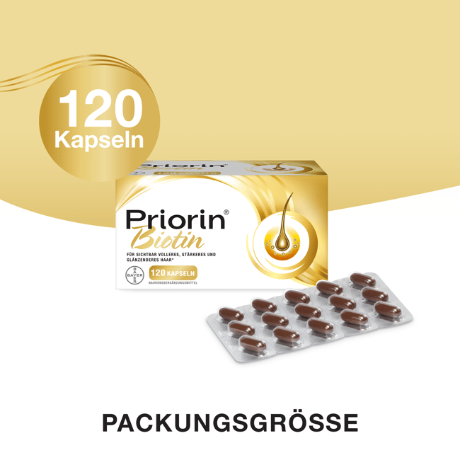 PRIORIN Biotin Kaps Blist 120 Stk | Online bestellen