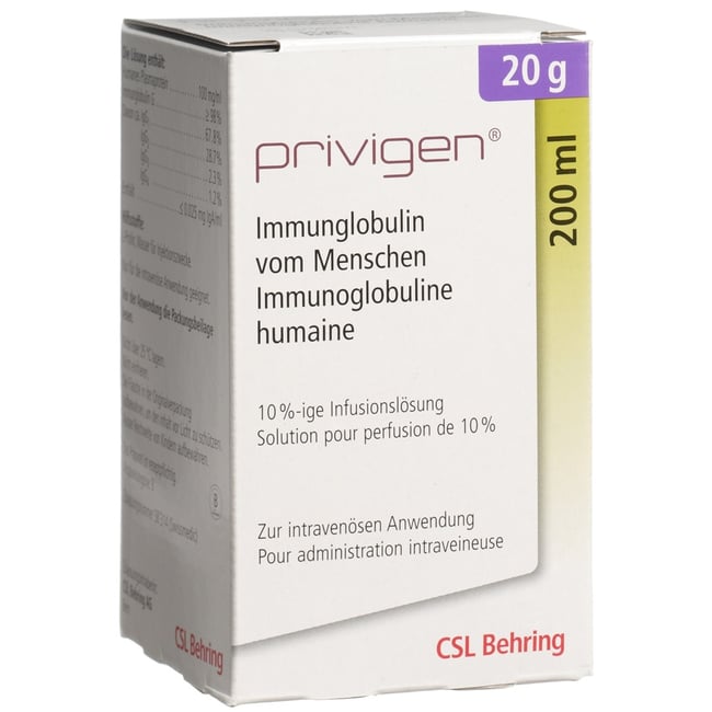 PRIVIGEN sol perf 20 g/200ml i.v. flac 200 ml | Commander en ligne
