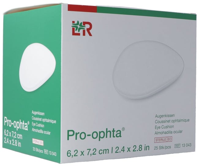 PRO OPHTA Augenkissen 6.2x7.2cm steril 25 Stk | Online bestellen