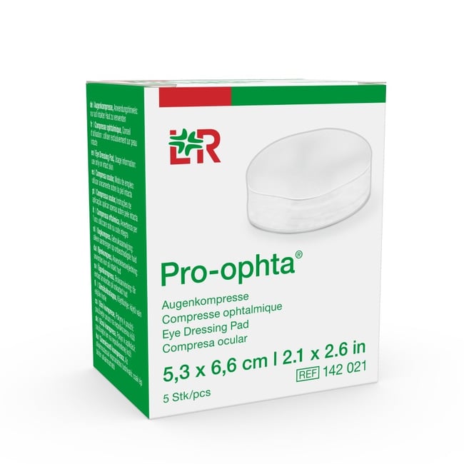PRO OPHTA compresse ophtalmique 5.3x6.6cm 5 pce | Commander en ligne