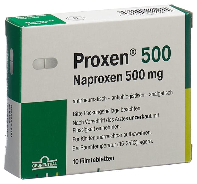 PROXEN cpr pell 500 mg blist 10 pce | Commander en ligne