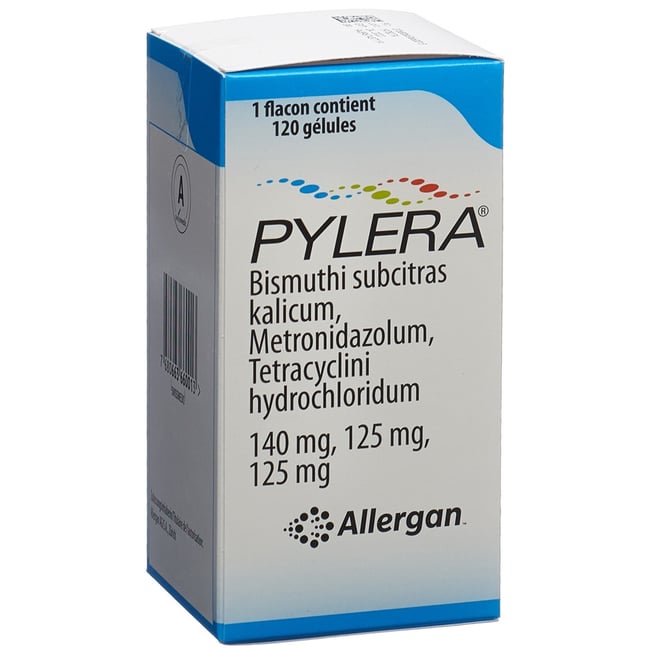 PYLERA caps 140 mg/125 mg/125 mg bte 120 pce | Commander en ligne
