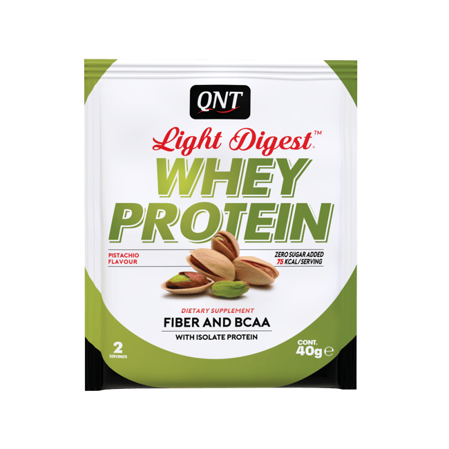QNT Light Digest Whey Protein Pistachio Btl 40 g | Online bestellen