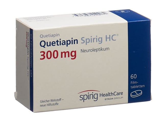 QUETIAPINE Spirig HC Filmtabl 300 mg Blist 60 Stk | Online bestellen