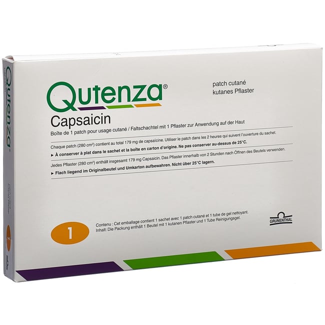 QUTENZA Pfl 8 % Capsaicin 1 Stk | Online bestellen
